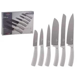 MAYS 6PC KNIFE SET MATT - GREY | Sheraton Mall