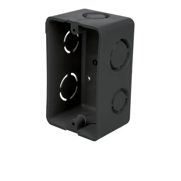 RECESSED 2X4 PVC PLUG BOX BLACK | Do it Best Barbados