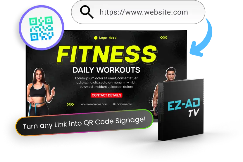 Best Digital Signage for Gyms & Fitness Centers | Ezad TV