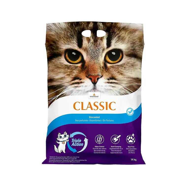 Intersand America Classic Scoopable Clumping Litter Unscented 30 lb ...