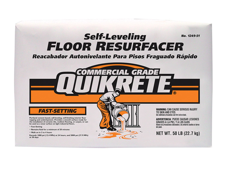 Quikrete Self-Leveling Concrete Resurfacer 50 lb. | DaCorta Hardware ...