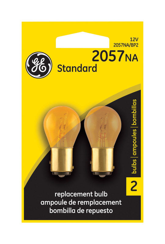 GE Lighting GE 12V 2057NA Miniature Incandescent Automotive Bulb (2 ...