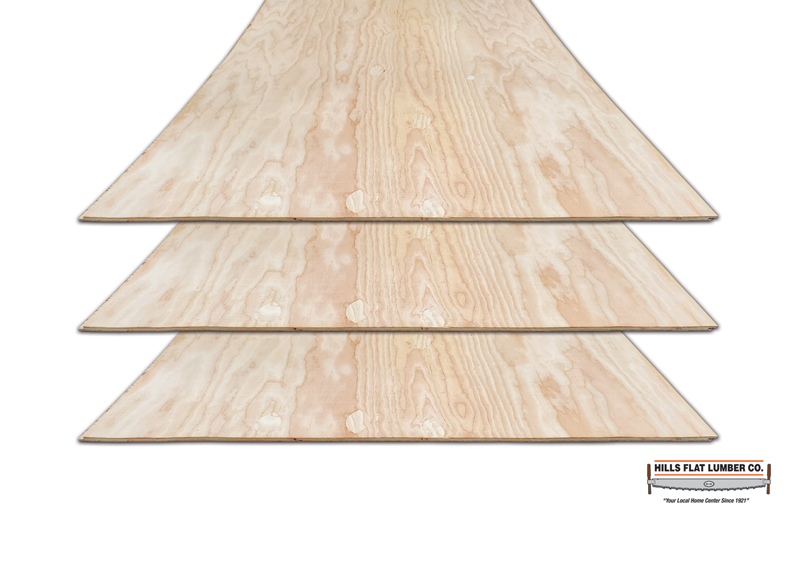 3/8 4X8 SELECT NO GROOVE PLAIN FACE FIR HFLS38NG | Hills Flat Lumber