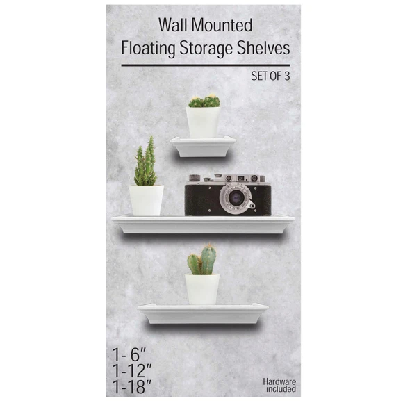 WALL MOUNTED FLOATING STORE SHELF | Do it Best Barbados