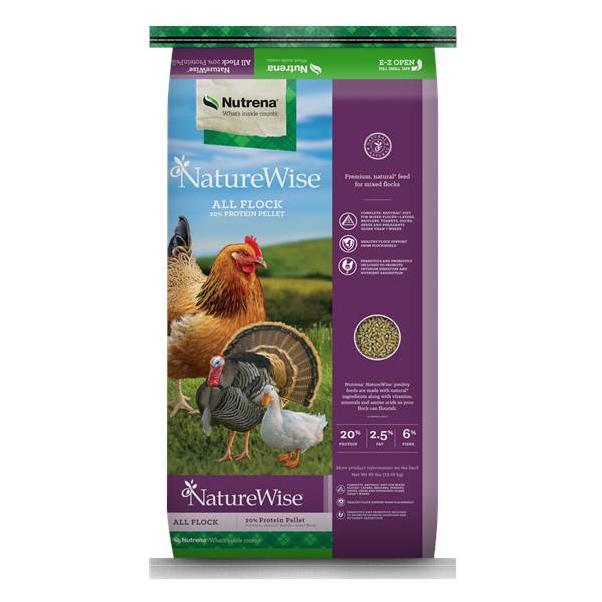 Nutrena Naturewise All Flock Feed Pellet 40 lb | Country Store