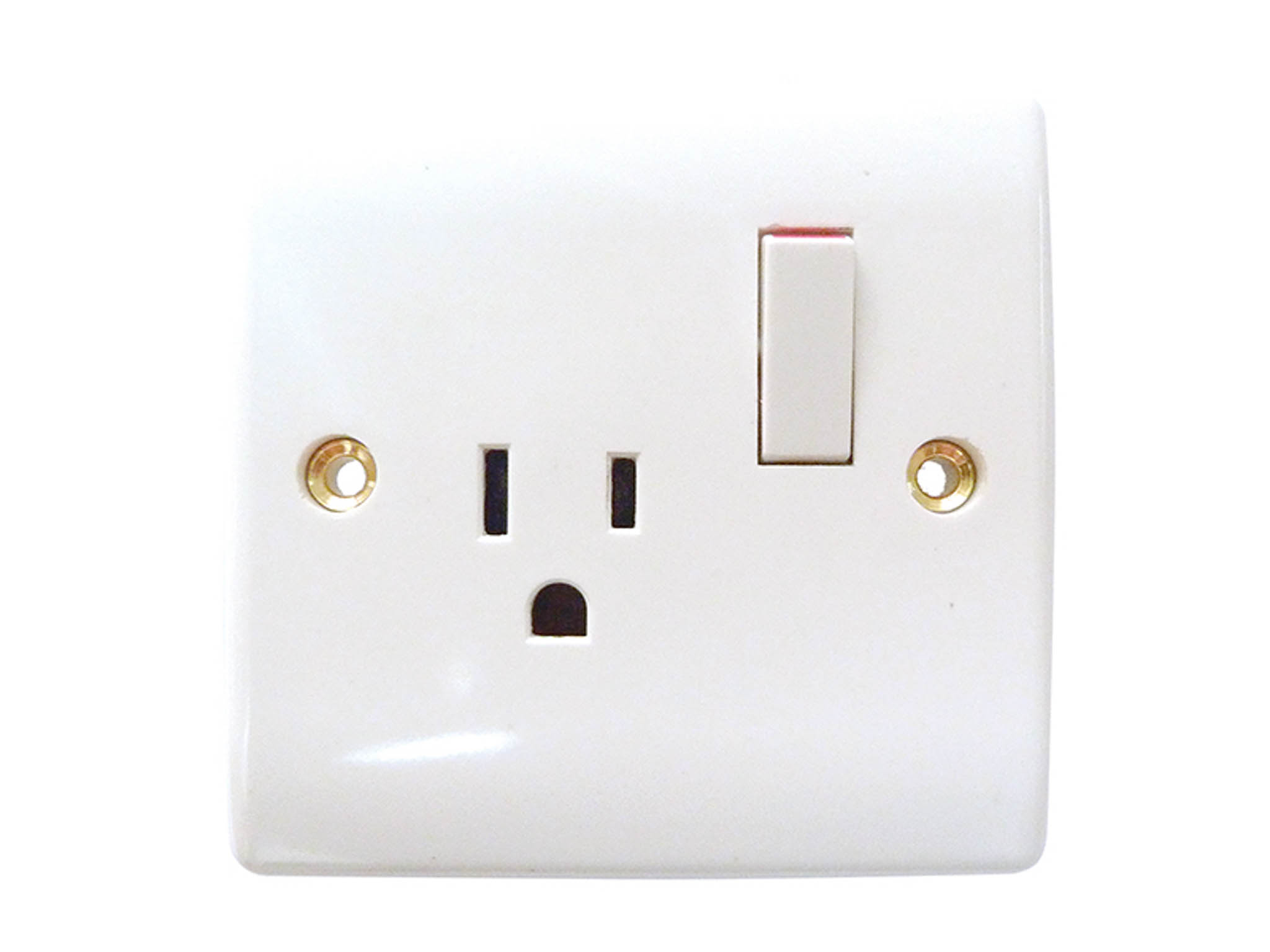 SINGLE 110V SWITCH SOCKET OUTLET | Do It Center Dominica