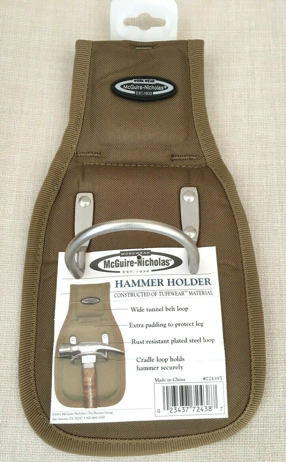 MCGUIRE-NICHOLAS Hammer Holder - Durable Safety Apparel For Jobsite Use | Ramsey Hardware