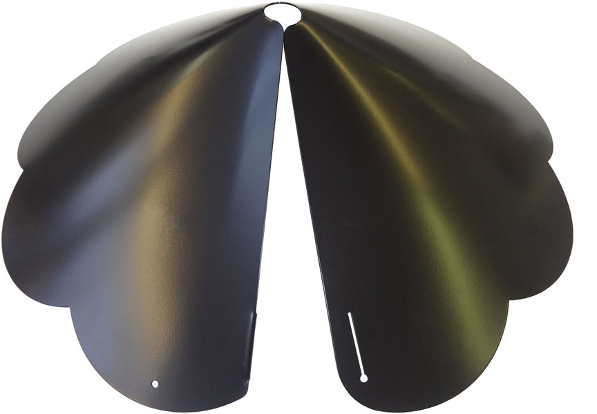 Erva Scallop Edge Pole Mount Squirrel Baffle, Copper,18.5" | Agway of ...