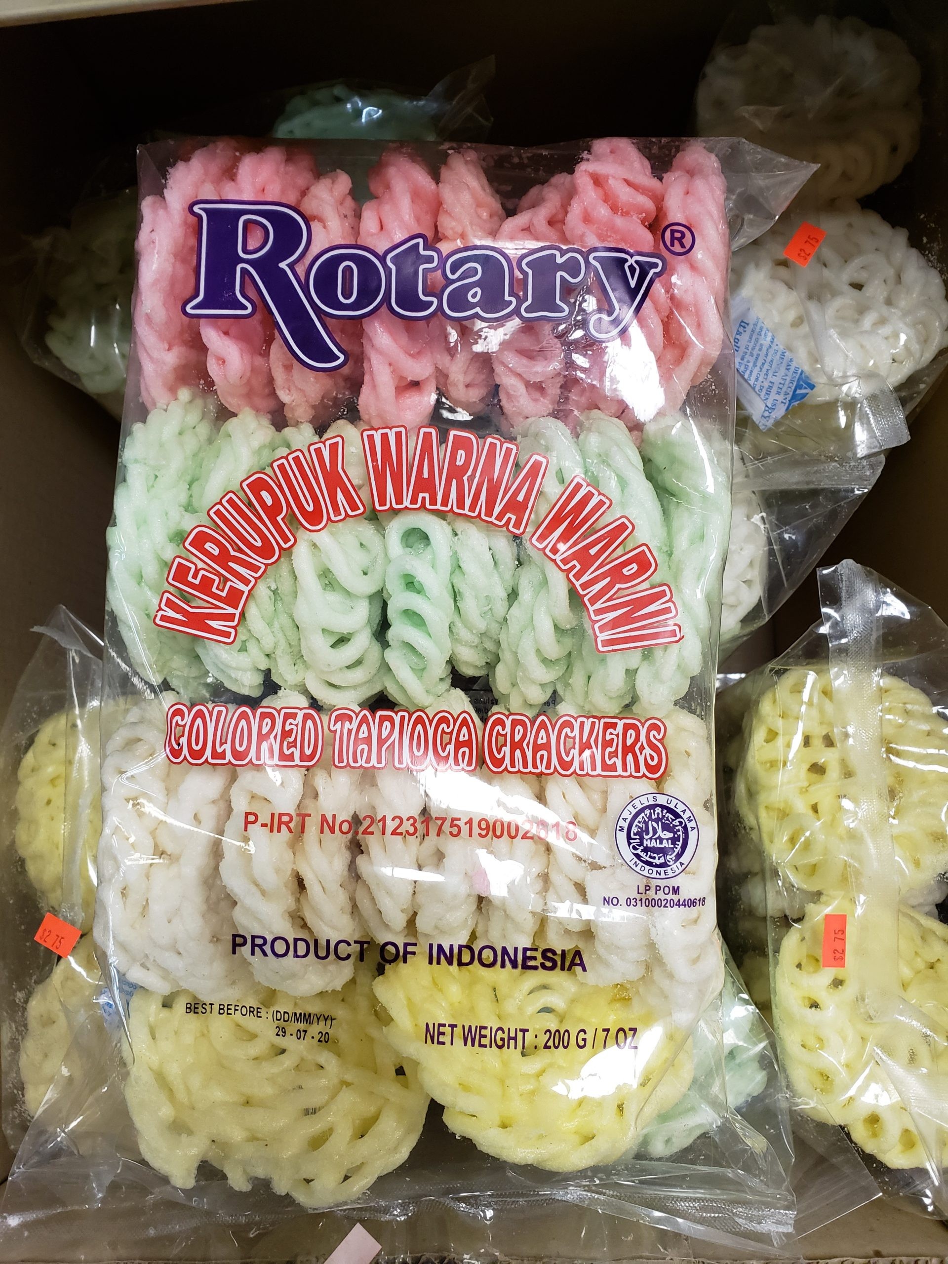 ICM Groceries - Rotary Colored Tapioca Crackers
