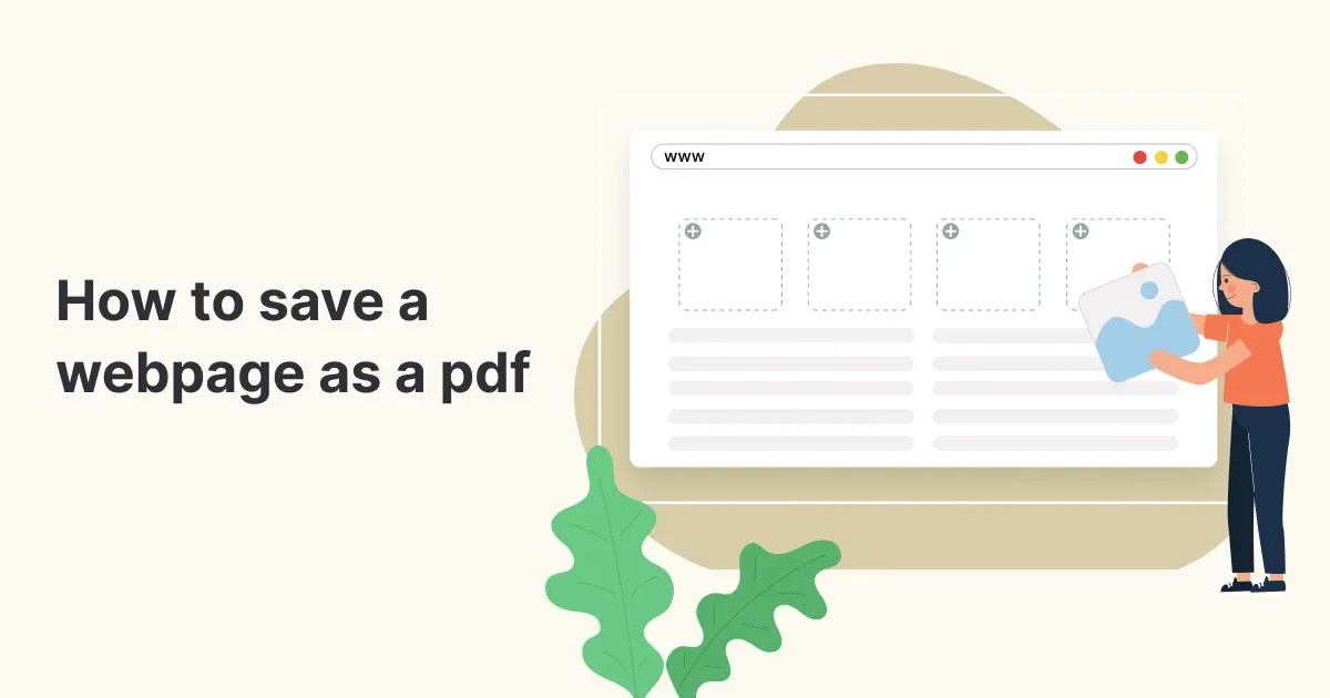 5 Methods How to save a Webpage as a PDF