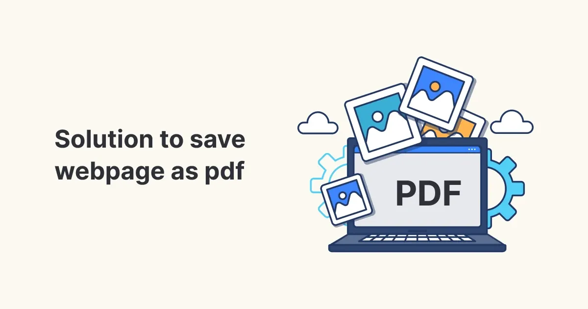 5 Methods How to save a Webpage as a PDF