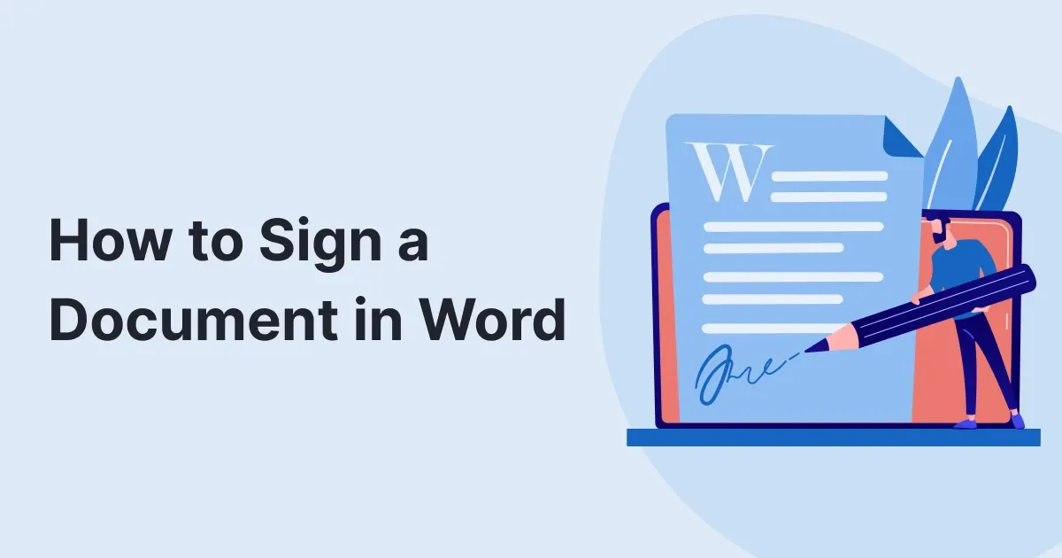 How to Sign a Word Document Easily Without Printing It
