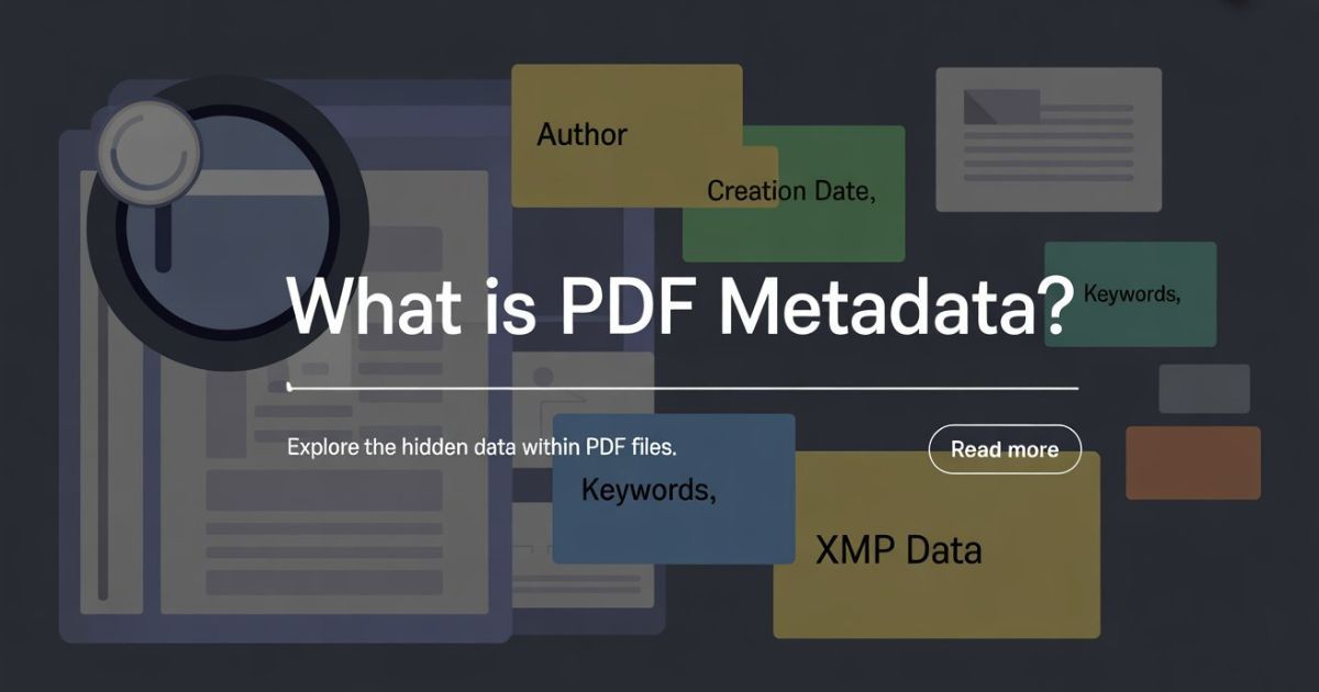 PDF Metadata Explained: How to View Hidden File Details
