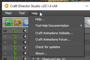 Manual | Interface | Craft Director Studio® | 3d Animations Plug-in
