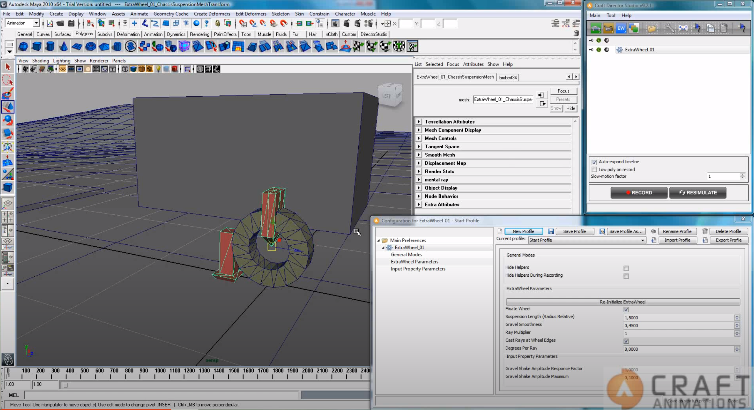 Craft ExtraWheel | Craft Animations | 3d animation plugins for 3ds max ...