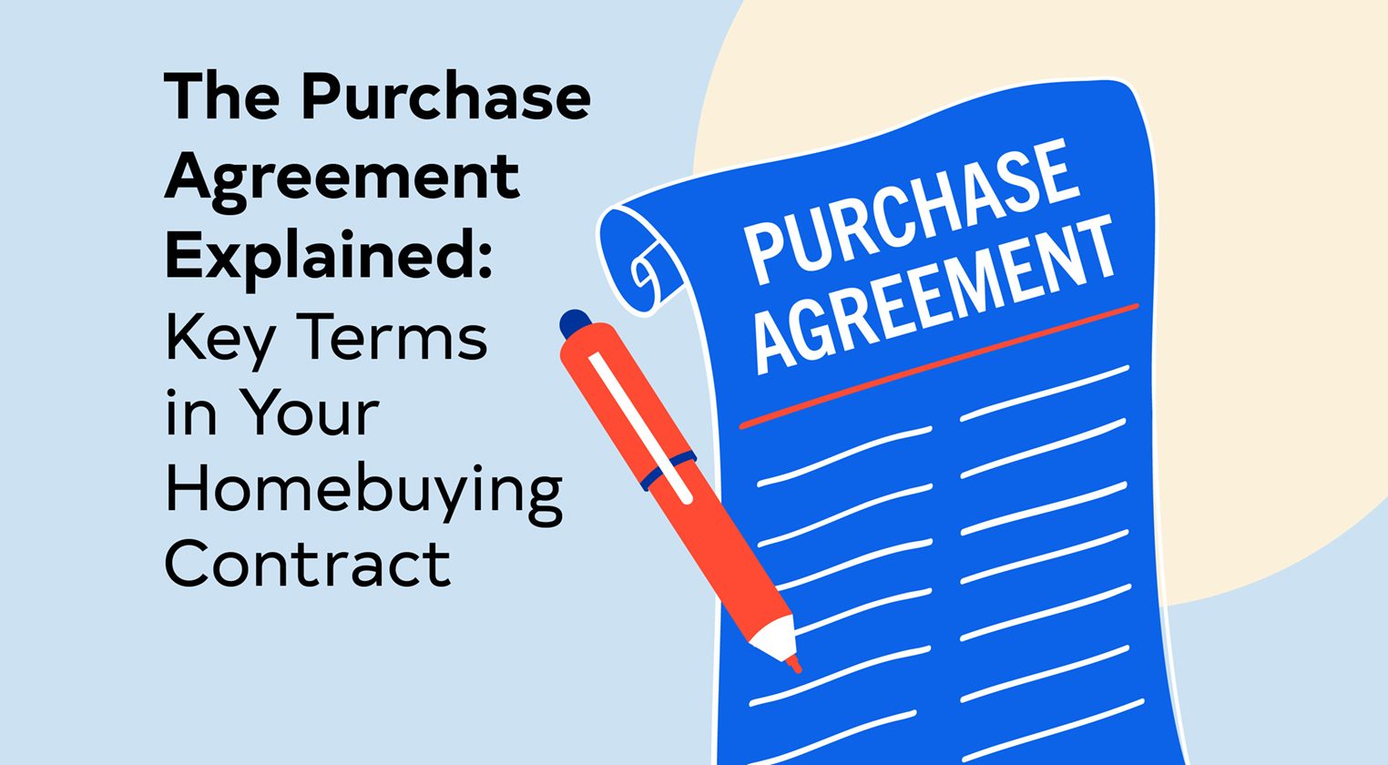 The Purchase Agreement Explained: Key Terms in Your Homebuying Contract