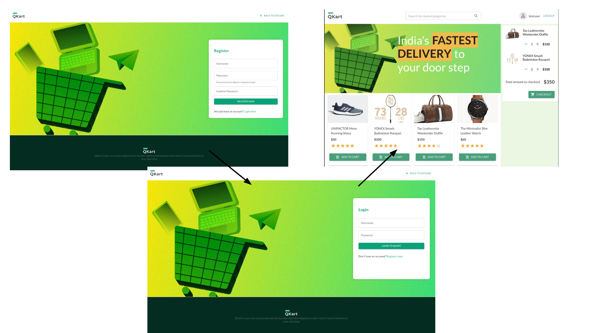 GitHub - JohannLHD/Qkart-Frontend