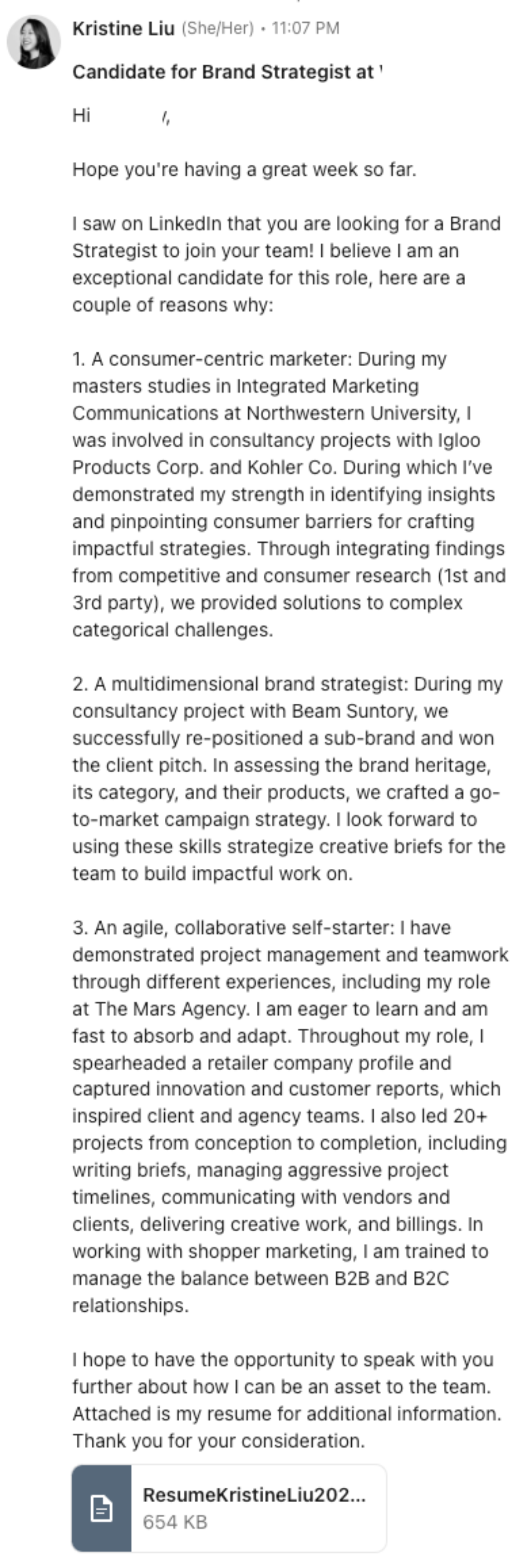 【海外求職實戰】我如何用 LinkedIn 向陌生人發訊息，在美國找到夢想工作？｜Krisliuliu／台南小妹的品牌歷險記｜換日線