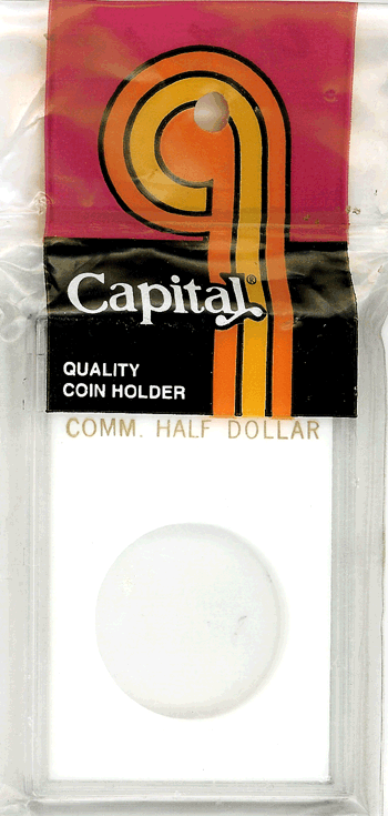 Capital Plastics Commemorative Half Dollar CAPS Holder - White - C.S.E.