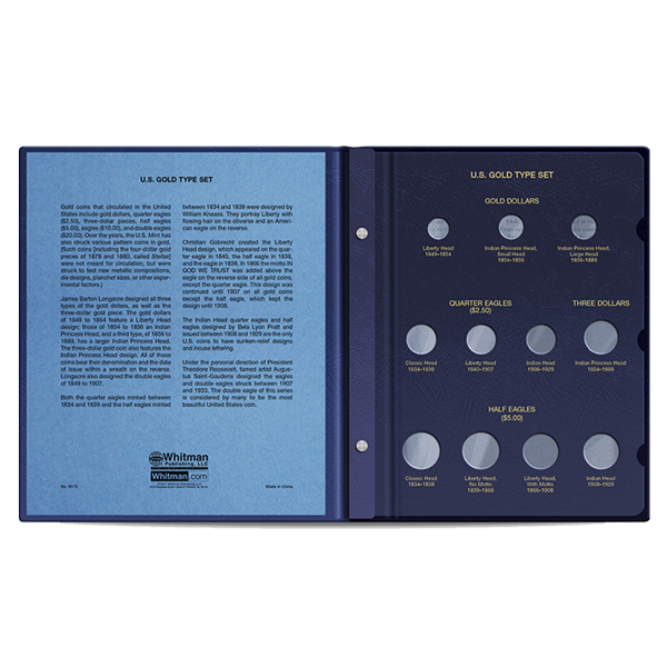 Whitman U.S. Gold Type Set Coin Album - CoinSupplyExpress