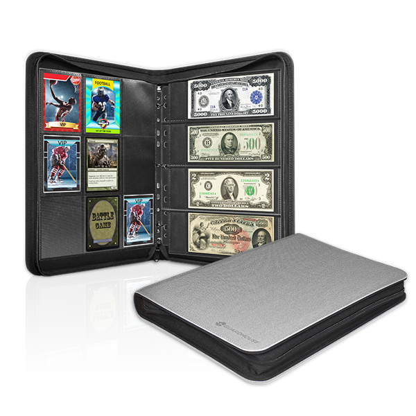 Guardhouse 3 Ring Zipper Binder - Grey - C.S.E.