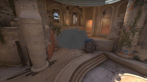 Anubis A Stairs Smoke from Water