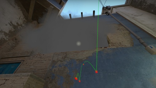 Mirage Mid Window Smoke from T Spawn 9