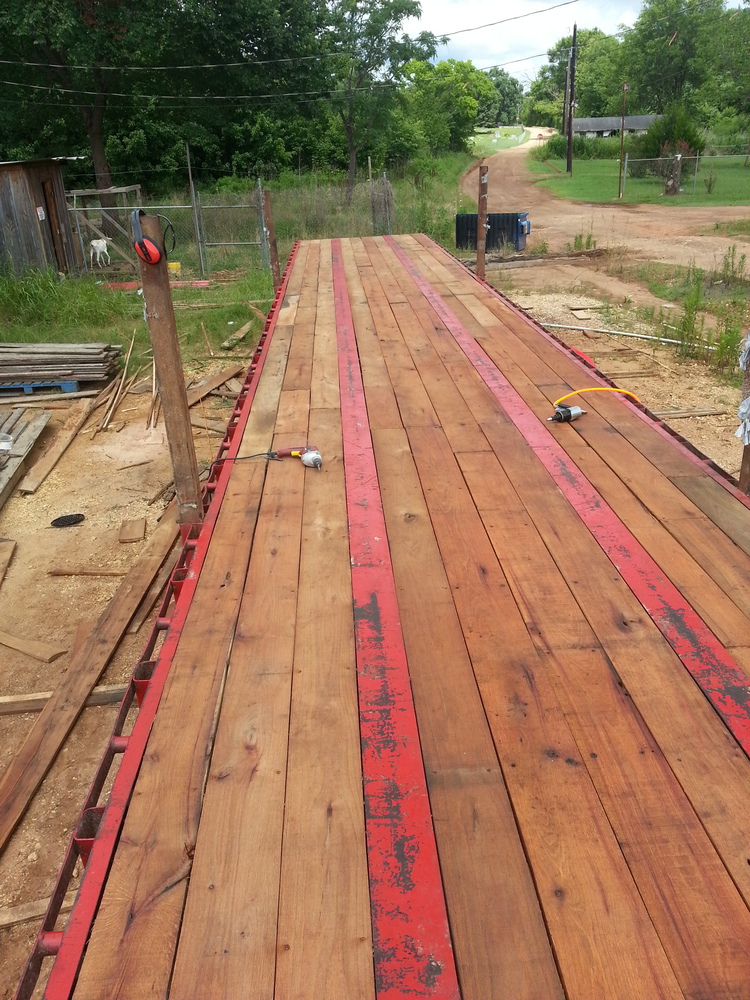 Custom Cut Lumber - Services / Trailer Decking Installation