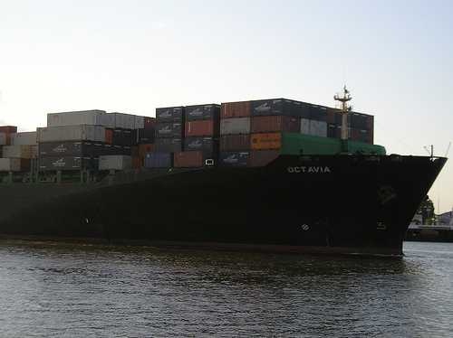 Container ship Labeled Image Dataset | images.cv