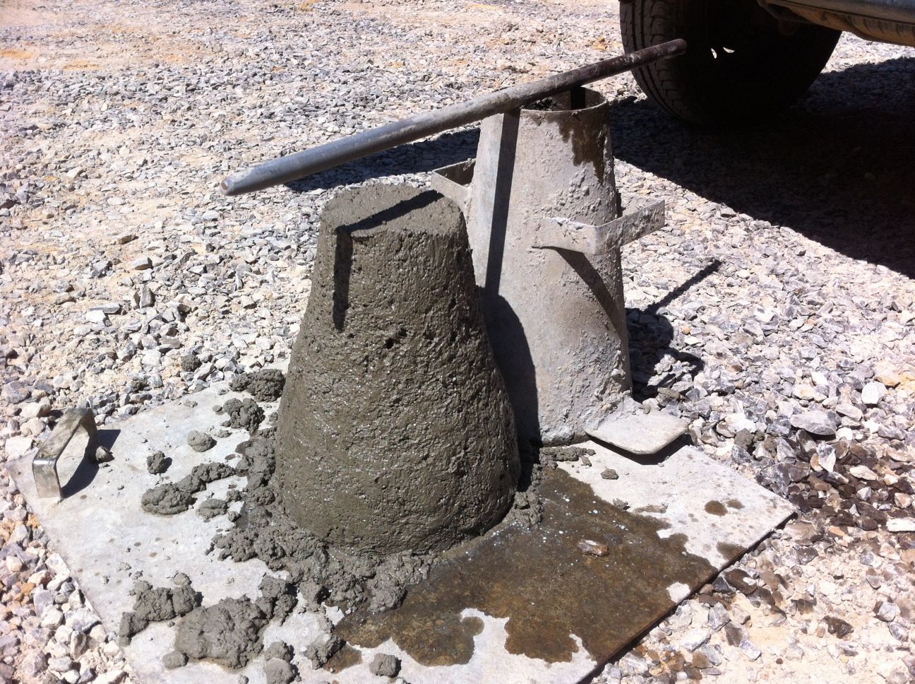 Ensayos de hormigón y cemento