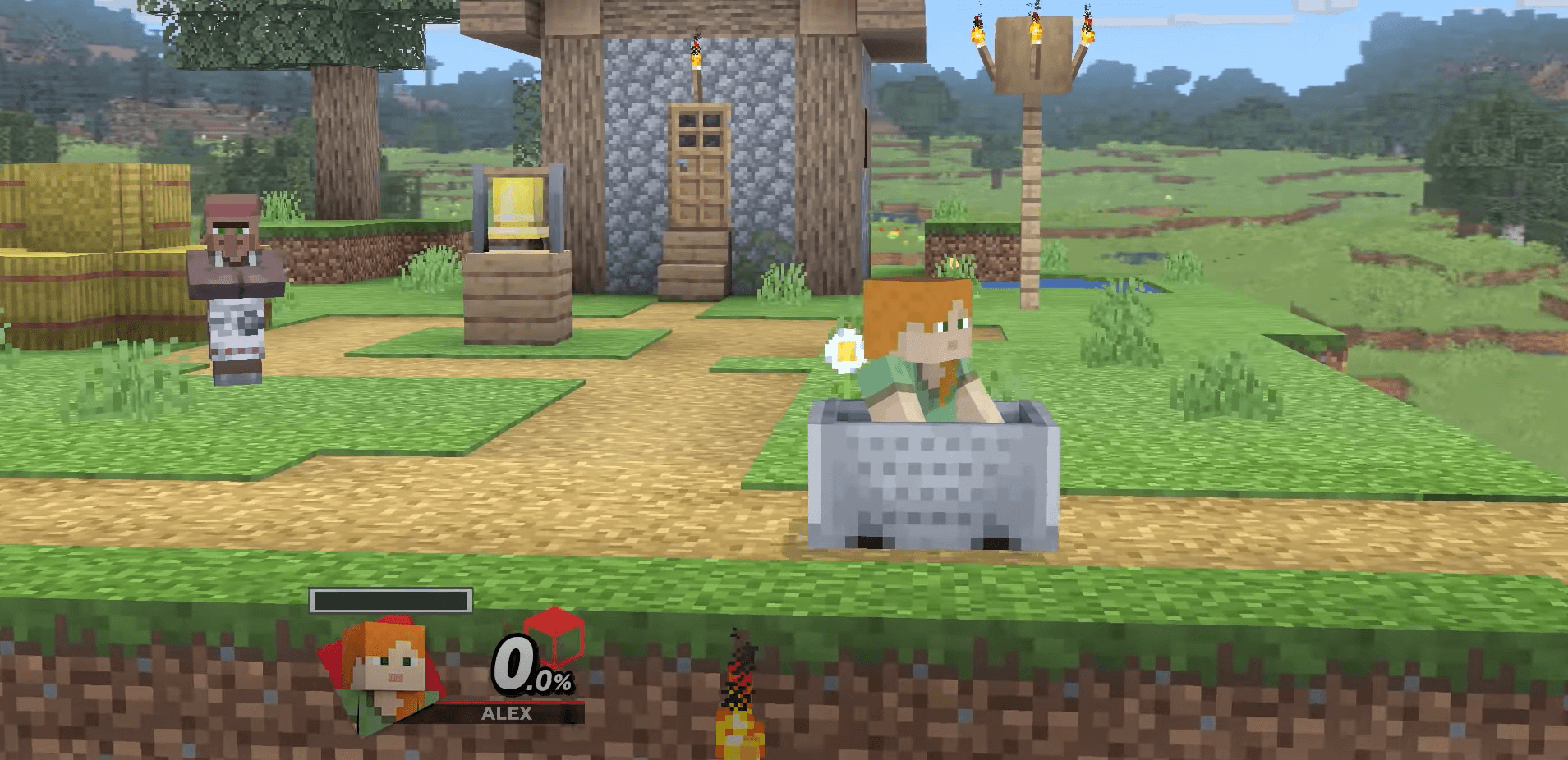 Masahiro Sakurai Explained Minecraft Steve and Alex in SSBU | DashFight