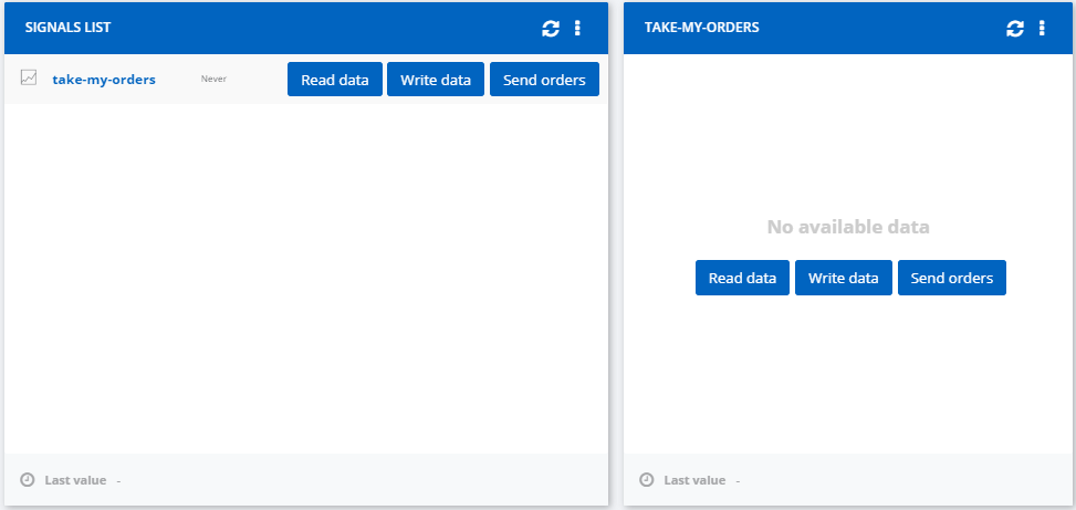 MQTT (orders) – Databoom