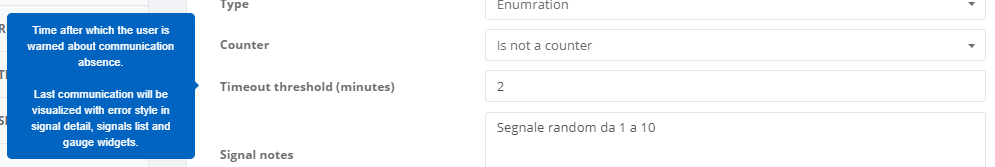 Edit/validation of a signal – Databoom