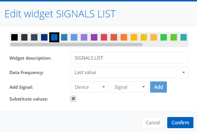 Signals boxes (widget) – Databoom