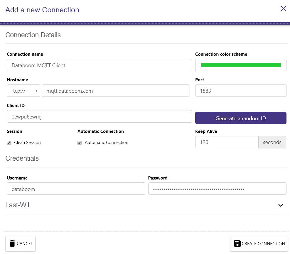 How To Communicate With Databoom Using Mqttbox Or Mqttlens Databoom
