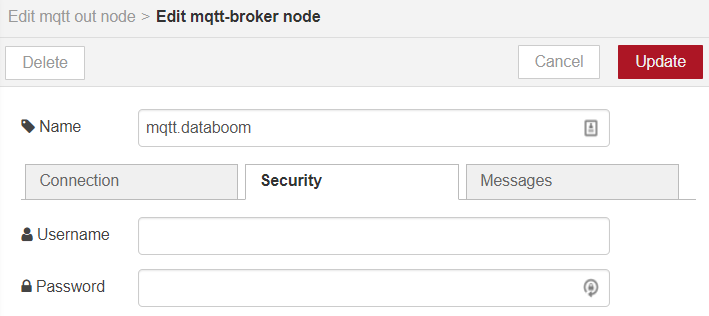 How To Set Node Red Up To Communicate With Databoom Via Mqtt Databoom
