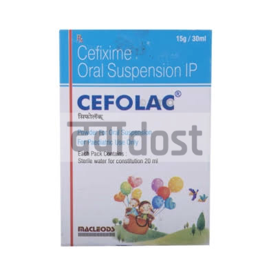 Buy Cefolac 50mg Oral Suspension 30ml at 15% savings