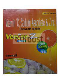 Buy Veecee Z Chewable Tablet Lemony 10s at 30% savings
