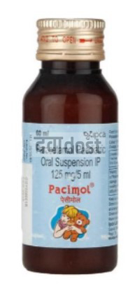 Buy Pacimol 125mg Oral Suspension 60ml at 15% savings