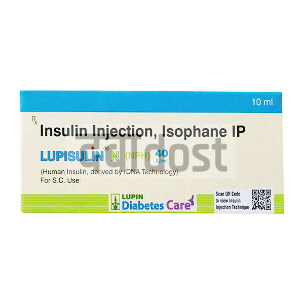 Buy Lupisulin N 40IU/ml Injection 10ml at 19% savings