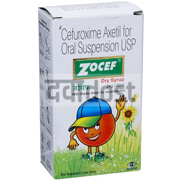 Buy Zocef 125mg Dry syrup 30ml at 15% savings