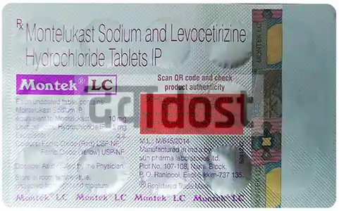 Buy Montek Lc 10mg/5mg Tablet 15s at 15% savings