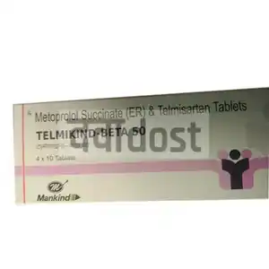 Buy Telmikind Beta 50 Tablet ER at 15% savings