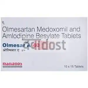 Buy Olmesar A 40 Tablet 15s at 24% savings