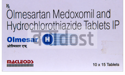 Buy Olmesar H 20mg/12.5mg Tablet 15s at 67% savings