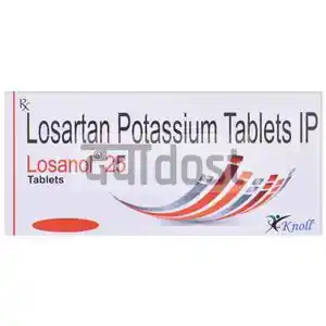 Buy Losanol 25mg Tablet 10s at 39% savings