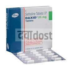 Buy Daxid 25mg Tablet 15s at 59% savings