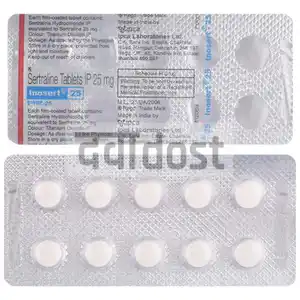 Buy Inosert 25 Tablet 10s at 66% savings