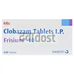 Buy Frisium 10mg Tablet 15s at 41% savings
