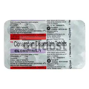 Buy Clonotril 1mg Tablet 10s at 46% savings